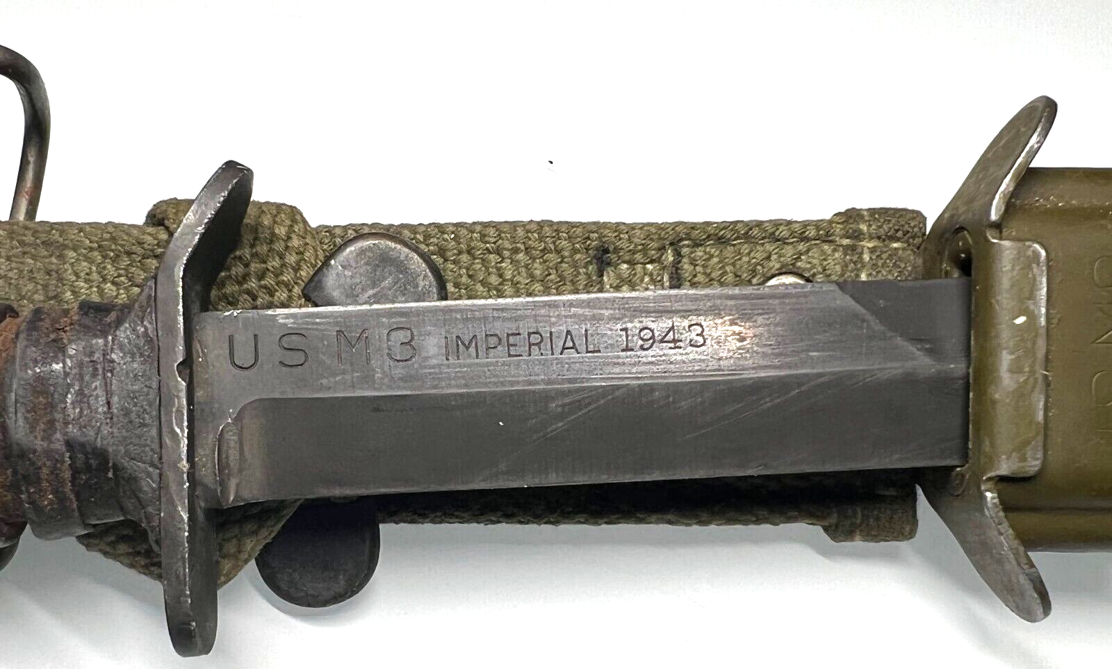 Rare "US M3 IMPERIAL 1943 " Trench/Fighting Knife w/ U.S. M8 B.M.CO ...