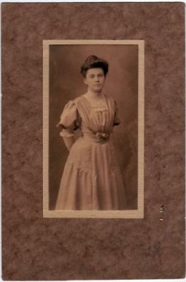 Mabel M. Porter Cabinet Photo - Bates College, 1907, Lewiston ME ...