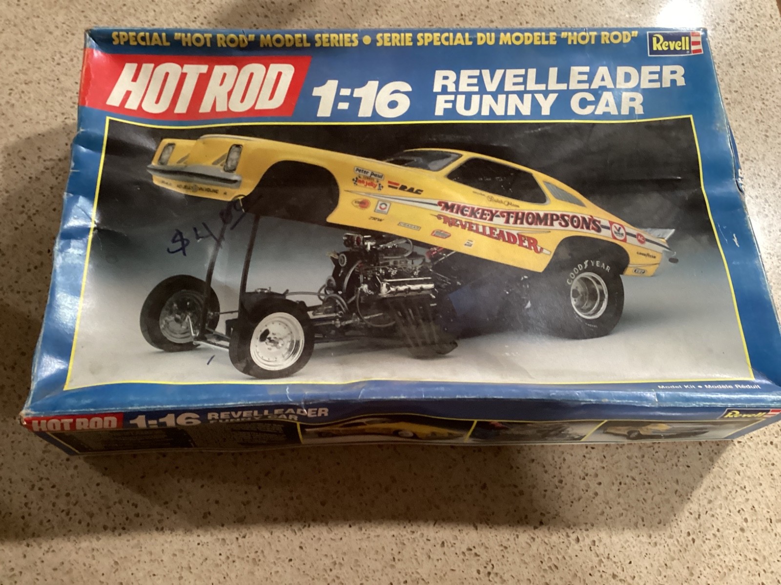 Rare Revell Hot Rod Model Series Mickey Thompson’s Funny Car kit 1/16 ...