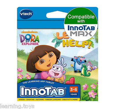 Vtech InnoTAB MAX Game - Dora The Explorer Learning Software 3-6 Years ...