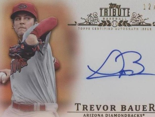 2013 Topps Tribute - Autograph Sepia #TA-TB Trevor Bauer /35 (AU) for ...