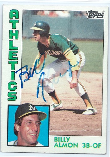 Bill Almon signed 1984 Topps baseball Oakland A's autograph #241 | eBay