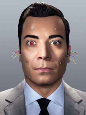 V3896 Jimmy Fallon Robot Cool Portrait Decor WALL POSTER PRINT AU ...