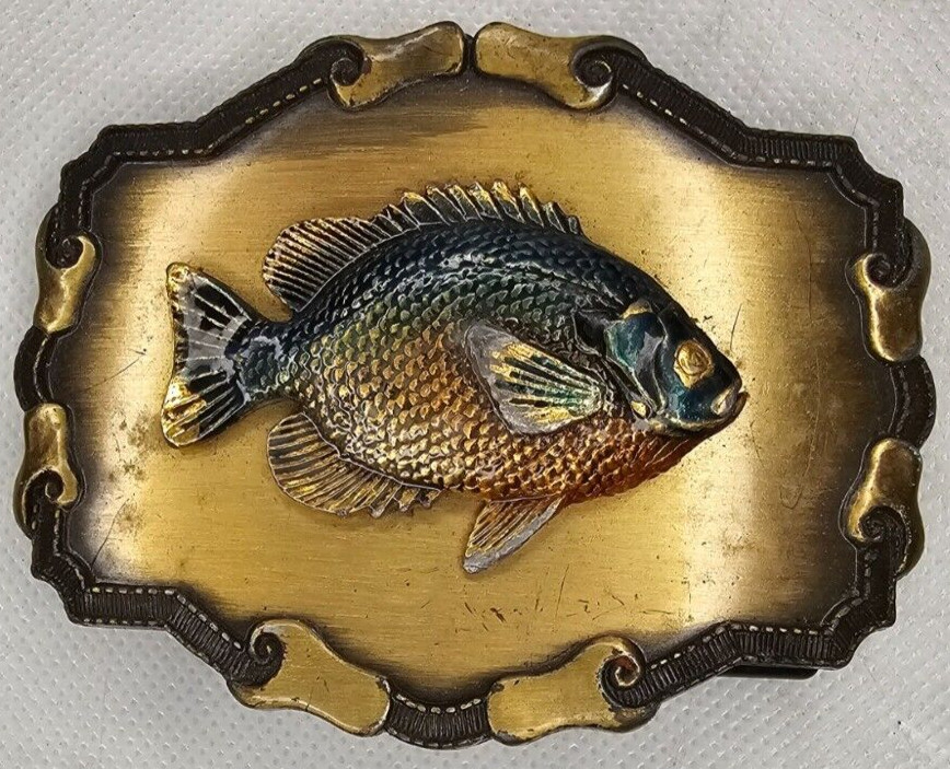 Vintage Raintree Fish Belt Buckle - Gem