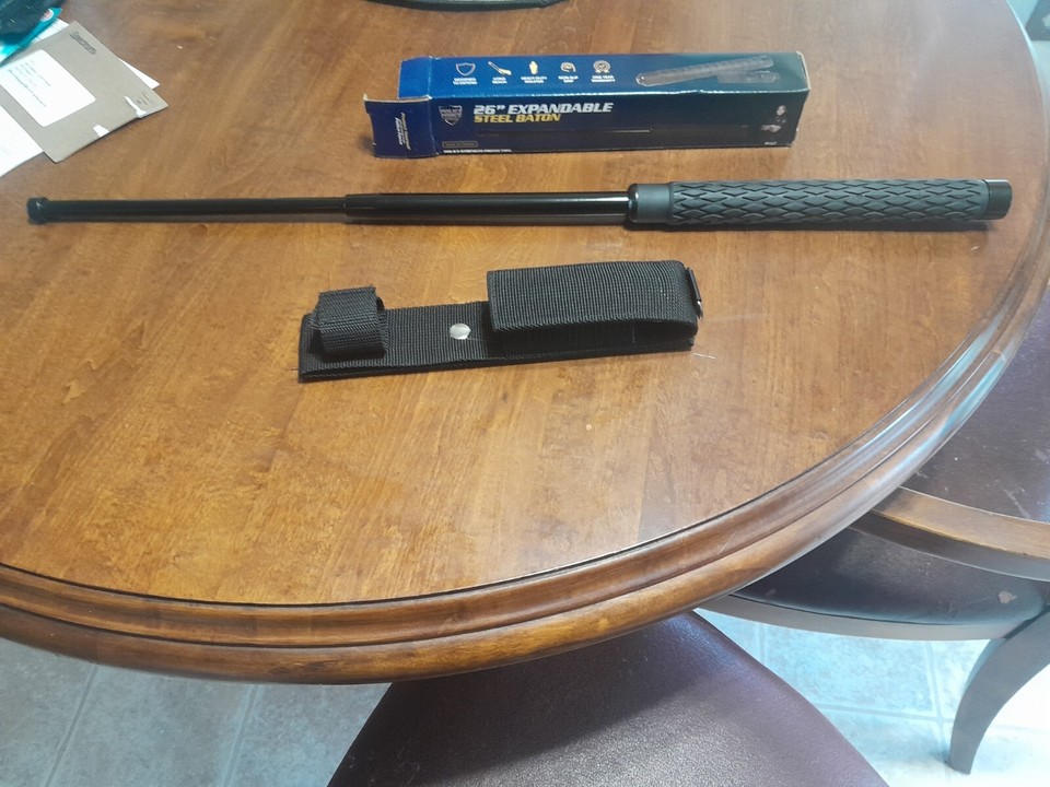 SECURITY/ police IMPACT WEAPON/ BATON 21 INCH AND SHEATH, police ...