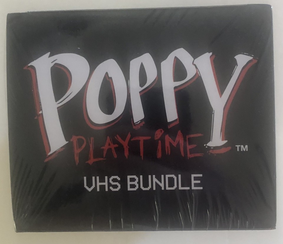 Poppy Playtime VHS Bundle 7 Exclusive Items Phatmojo Mob Games NEW Fast ...