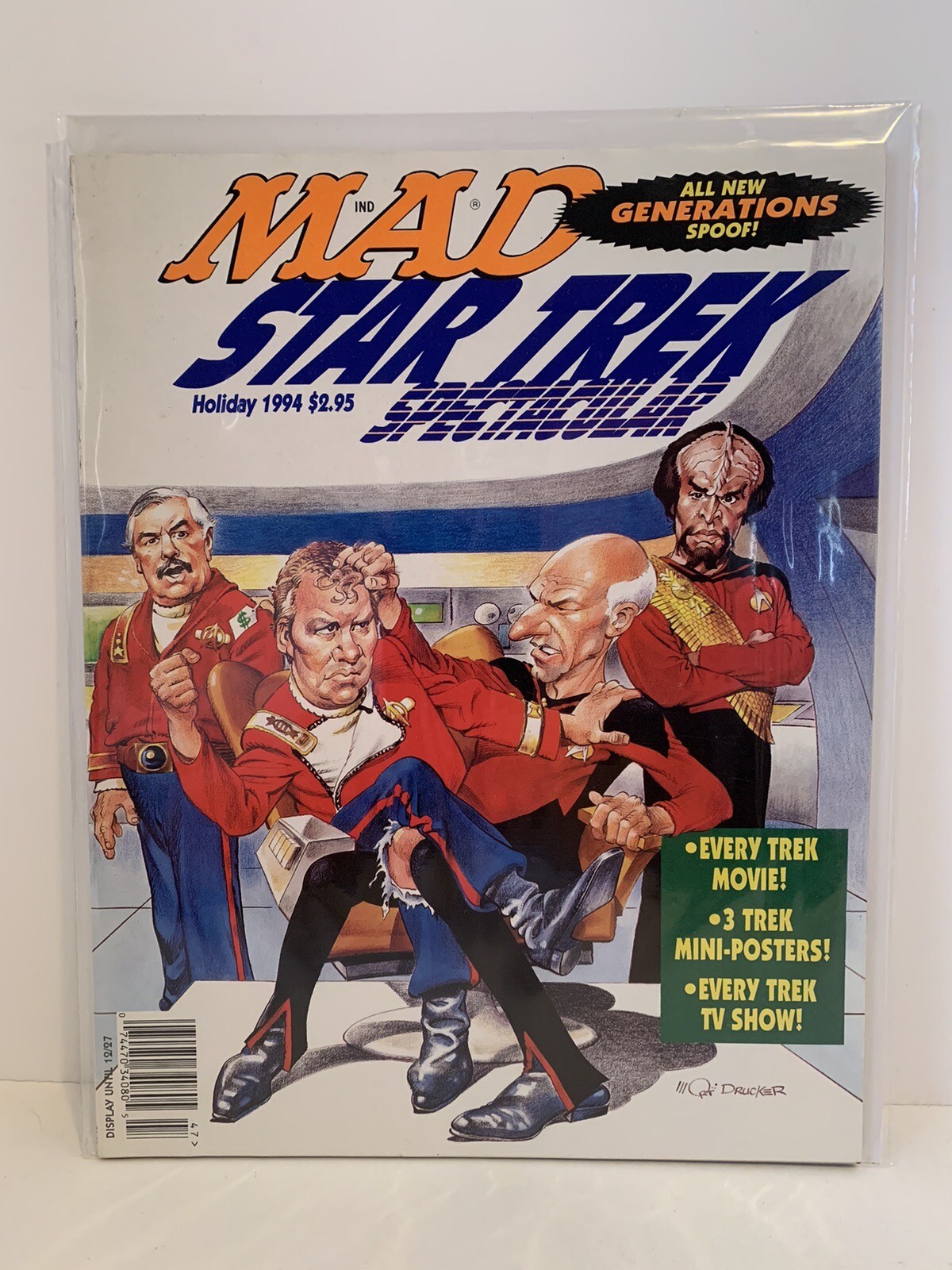 1994 Mad Star Trek Holiday Spectacular Kirk Picard | eBay