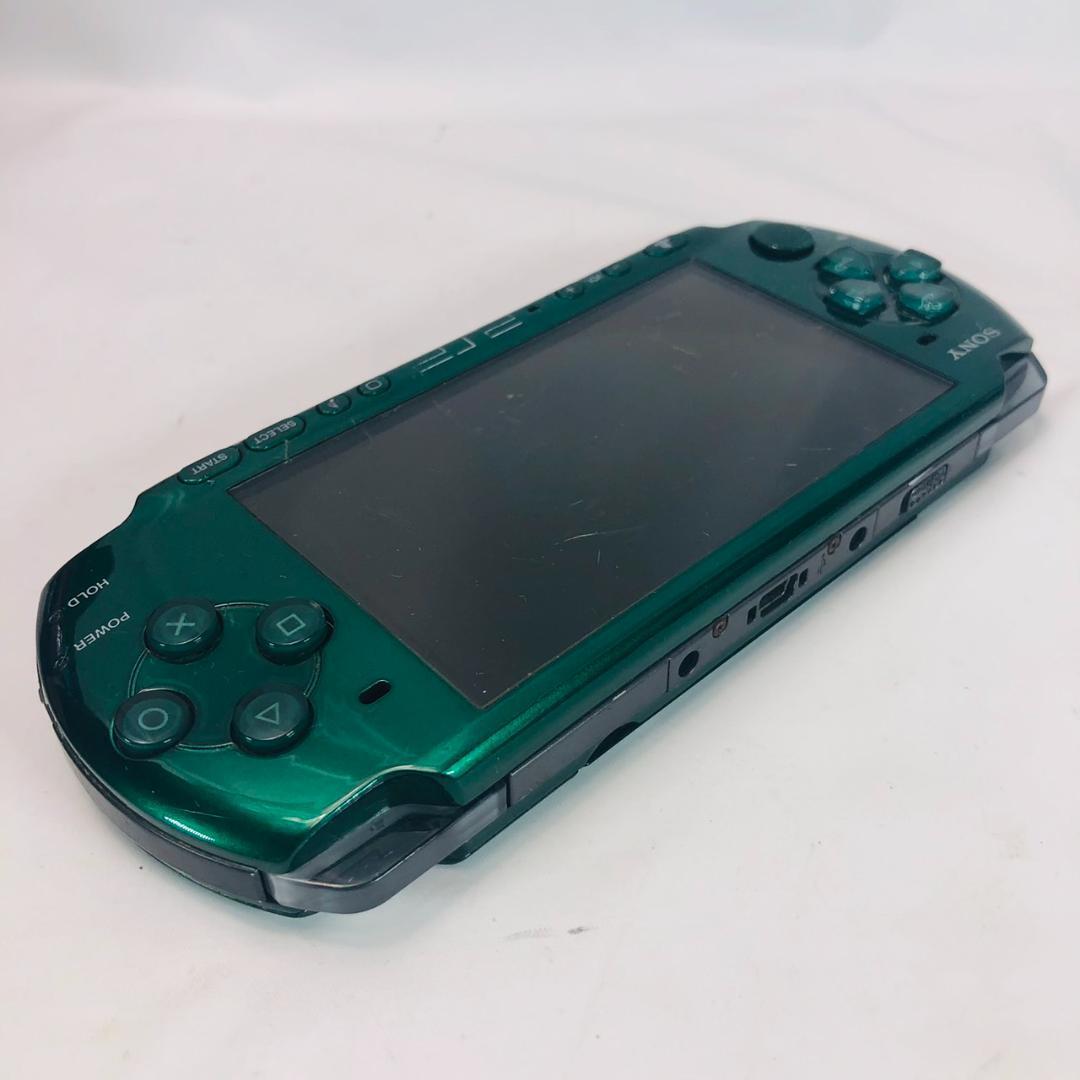 PSP Playstation Portable Spirited Green PSP 3000SG Sony game Console ...