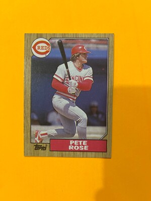 Pete Rose 1987 Topps #200 ERROR CARD (MGR) | eBay