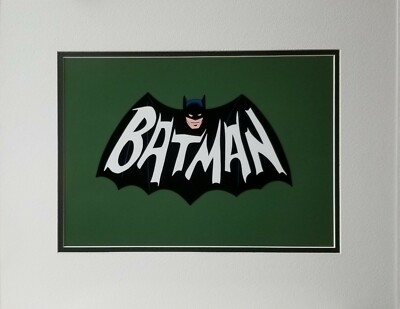 Batman and Robin – Batman Logo 1966 TV Series Hand Painted Animation ...