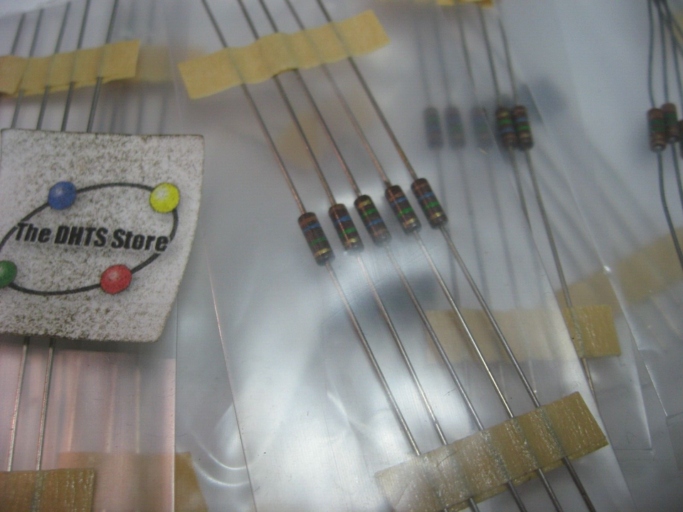 50 Pack Resistor 1.6 Meg-Ohm 1M6 1/4W 5% GBT-1/4 Carbon Composition ...