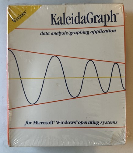 KaleidaGraph for Microsoft Windows Software English Version Sealed | eBay