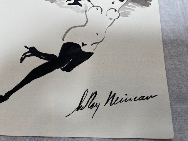Playboy - LeRoy Neiman - Signed/Original - Femlin w/ Her Valentine ...