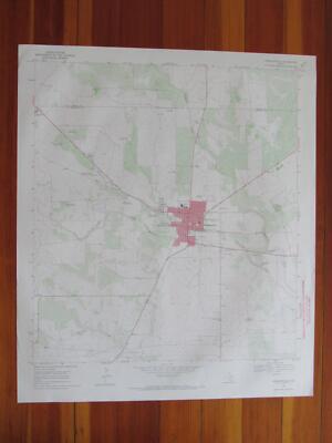 Hebbronville Texas 1971 Original Vintage USGS Topo Map | eBay