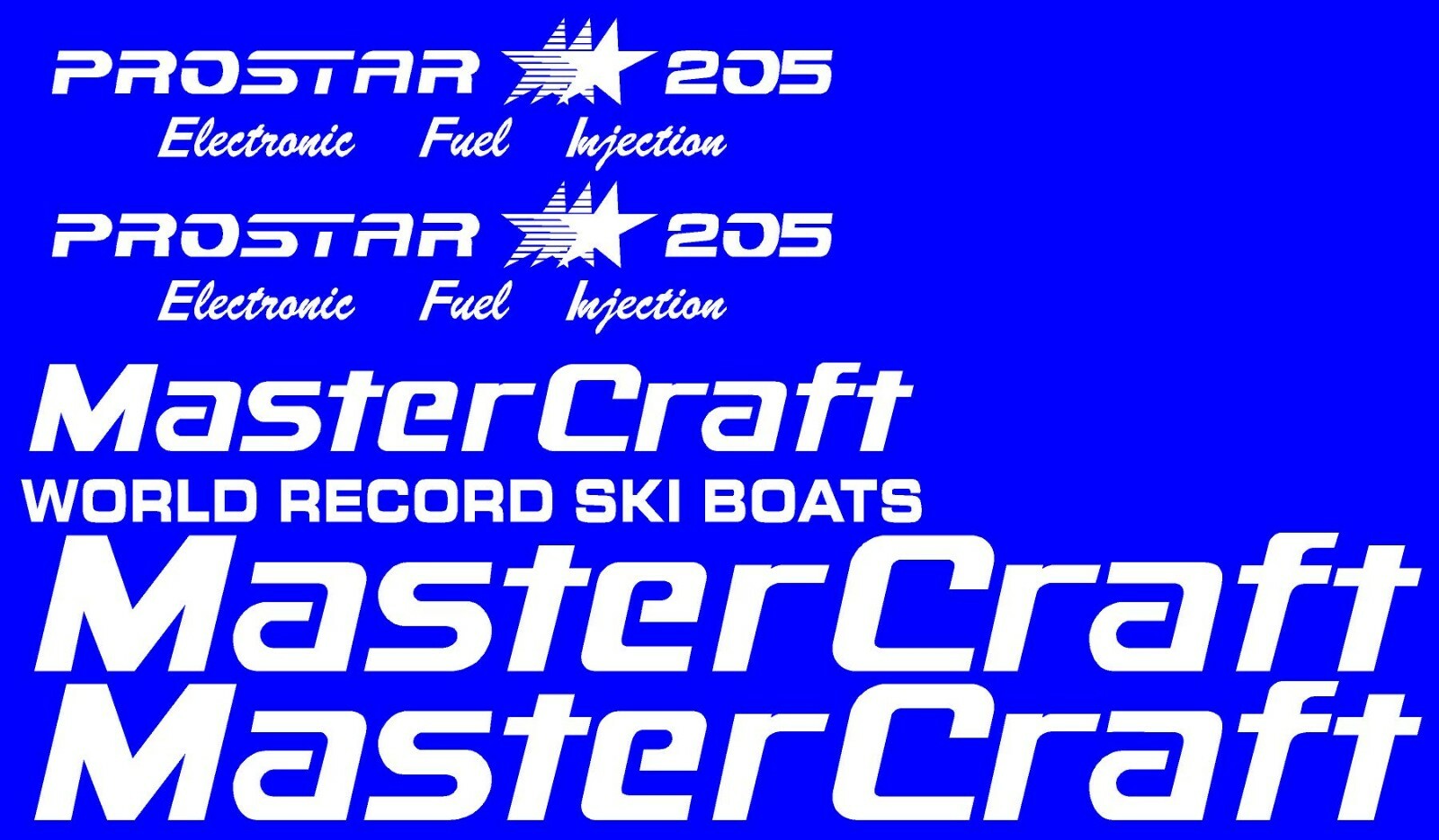 MasterCraft Prostar 205 EFI Full set #1 | eBay