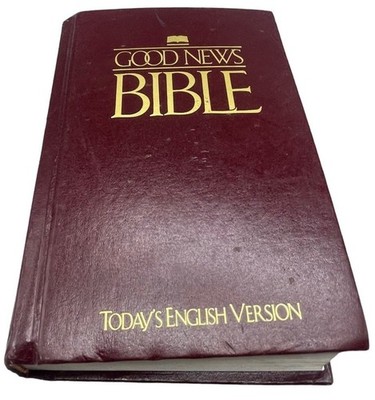good news bible today's English version book 1976 American bible ...
