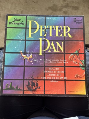 1963 LP Walt Disney's Peter Pan Album Disneyland 1206 Soundtrack ...
