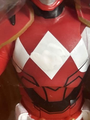 Power Rangers Lightning Mighty Morphin Tyrannosaurus Sentry Red Ranger ...