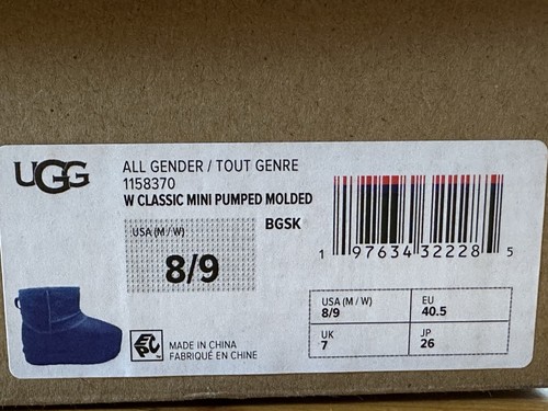UGG Classic Mini Pumped Molded Big Sky Suede All Gender Boots SIZE US ...
