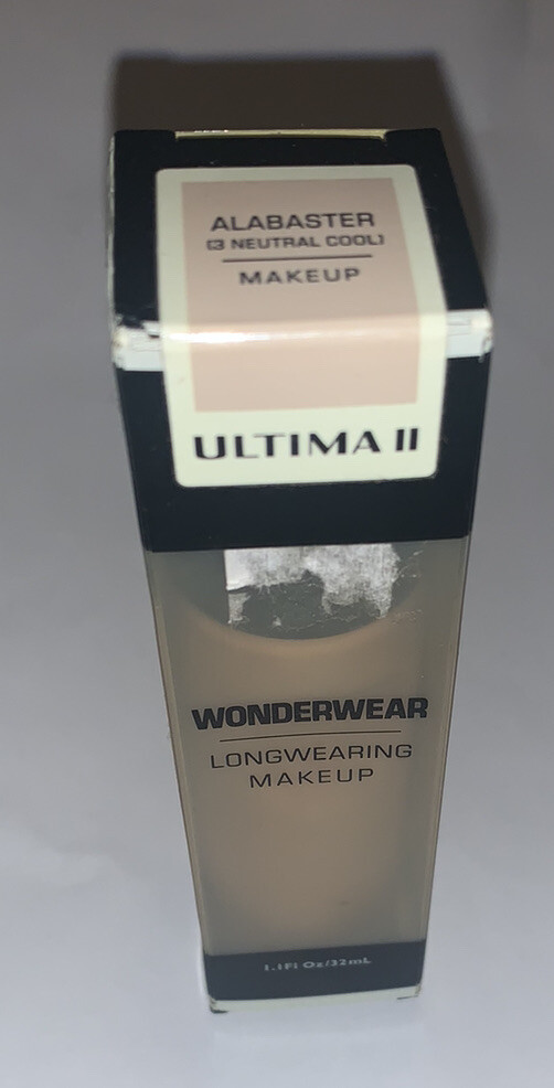 Ultima II Wonderwear Longwearing Makeup Foundation 1.1 oz Alabaster | eBay