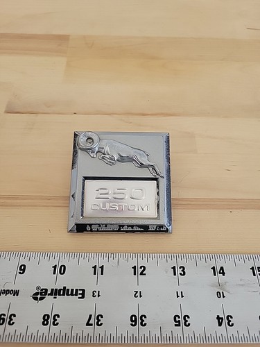 Dodge Ram Truck Van 250 Emblem D100 W100 Fender Badge Emblem 79-93 D ...