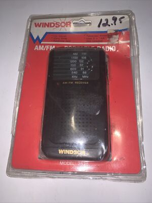 Windsor pocket radio model 2628 AM/FM New Old Stock J17 | eBay