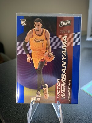 Victor Wembanyama Rookie Card Player of the Day Rising Stars /50 | eBay
