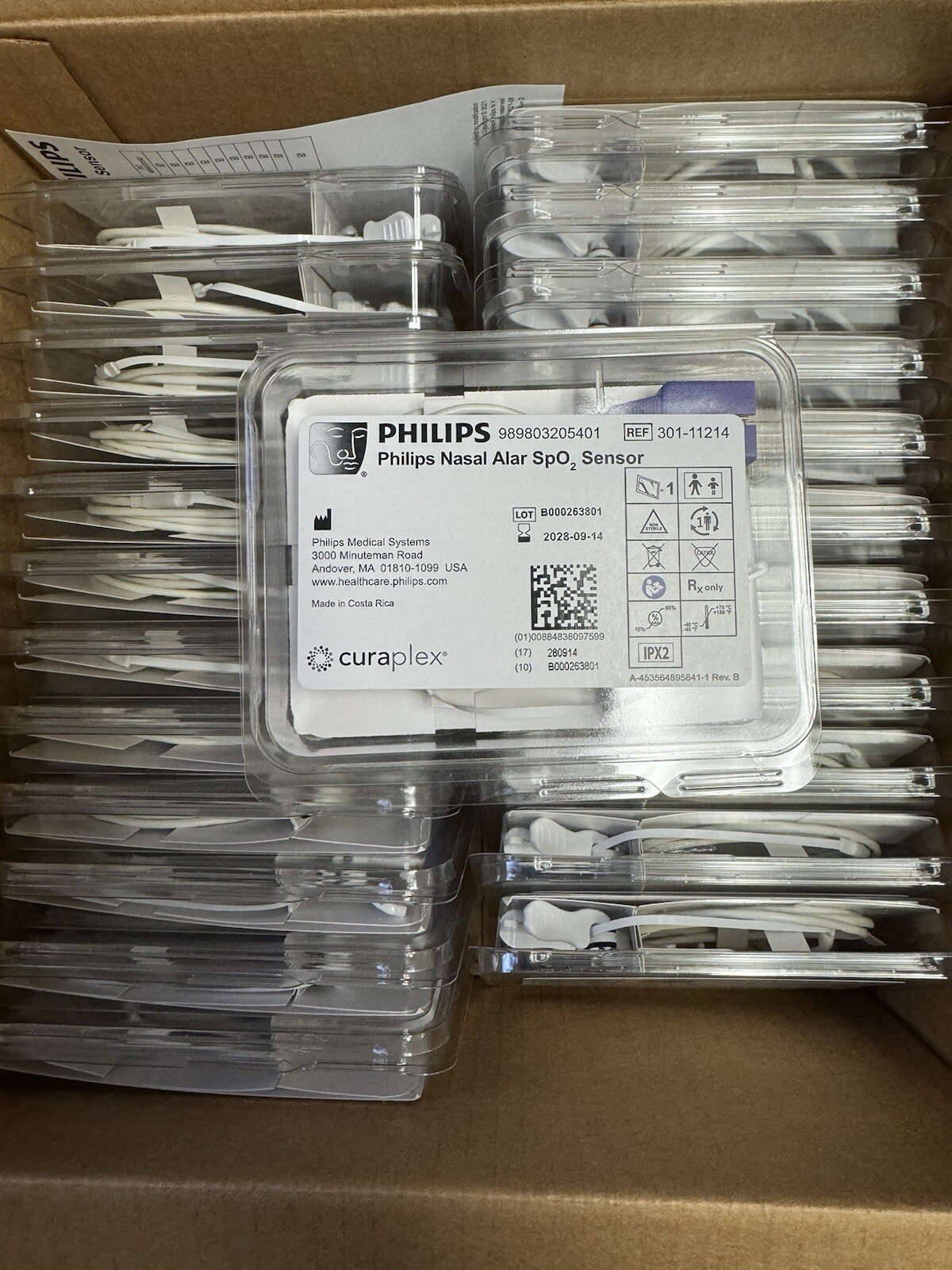 Philips Nasal Alar SpO2 Sensor by Curaplex Ref 301-11214 | eBay