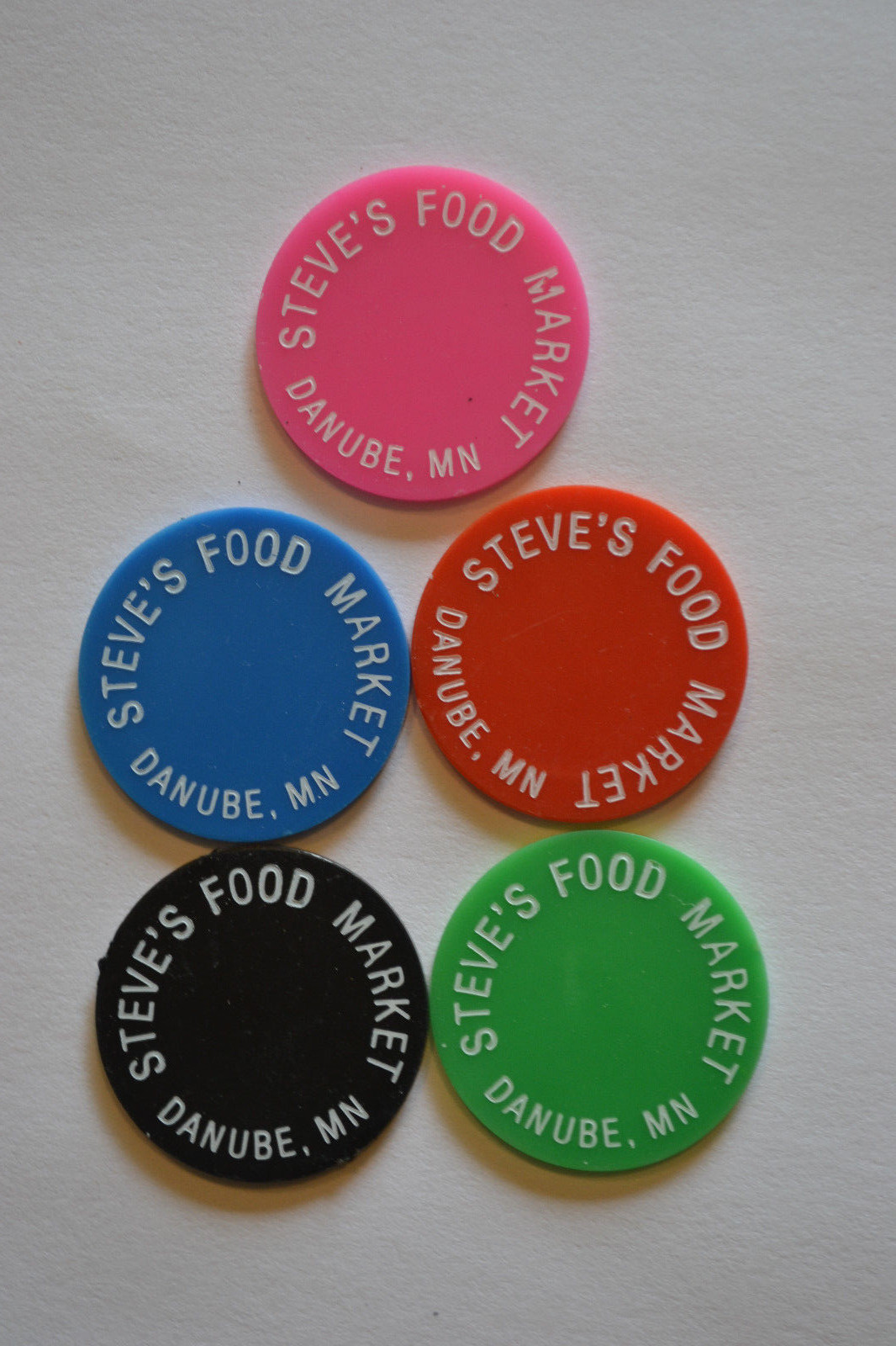 Food Stamp Tokens Set (5) STEVE'S FOOD MARKET, DANUBE, MN | eBay