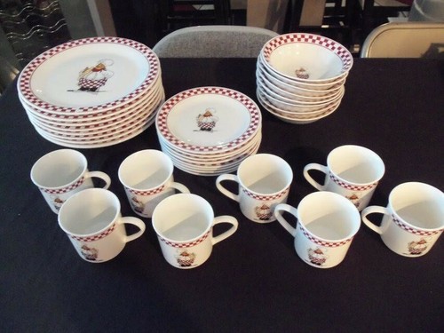 Fat Chef China Dinnerware by Alco Industries (Aoi7) (4-pc setting ...