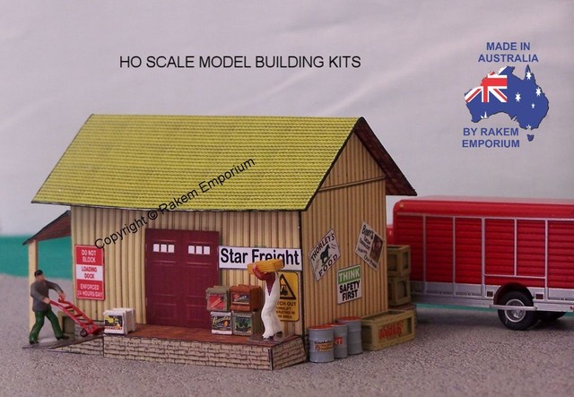 HO Scale Freight DEPOT Model Railway Building Kit - REFD1 for sale ...