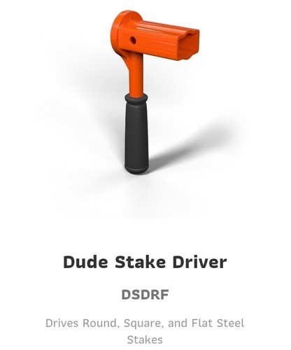 Dude Tools (DSDRF) Dude Stake Driver | eBay