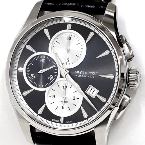 Hamilton Jazzmaster Chronograph H32596781 Automatic Grey Silver Dial ...