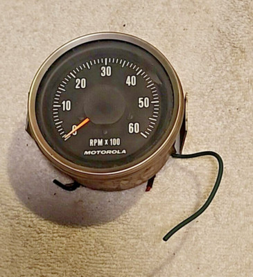 Motorola 6000 RPM Electric Tachometer Model 6T6 | eBay