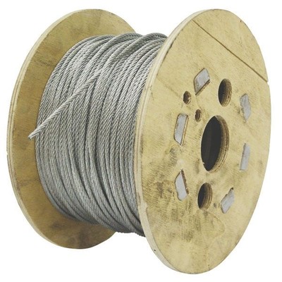 GALVANISED STEEL WIRE ROPE Metal Cable 100m Roll 3mm 4mm 5mm 6mm 8mm ...
