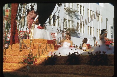 Pretty Women Parade Float 35mm Slide 1950s Red Border Kodachrome | eBay