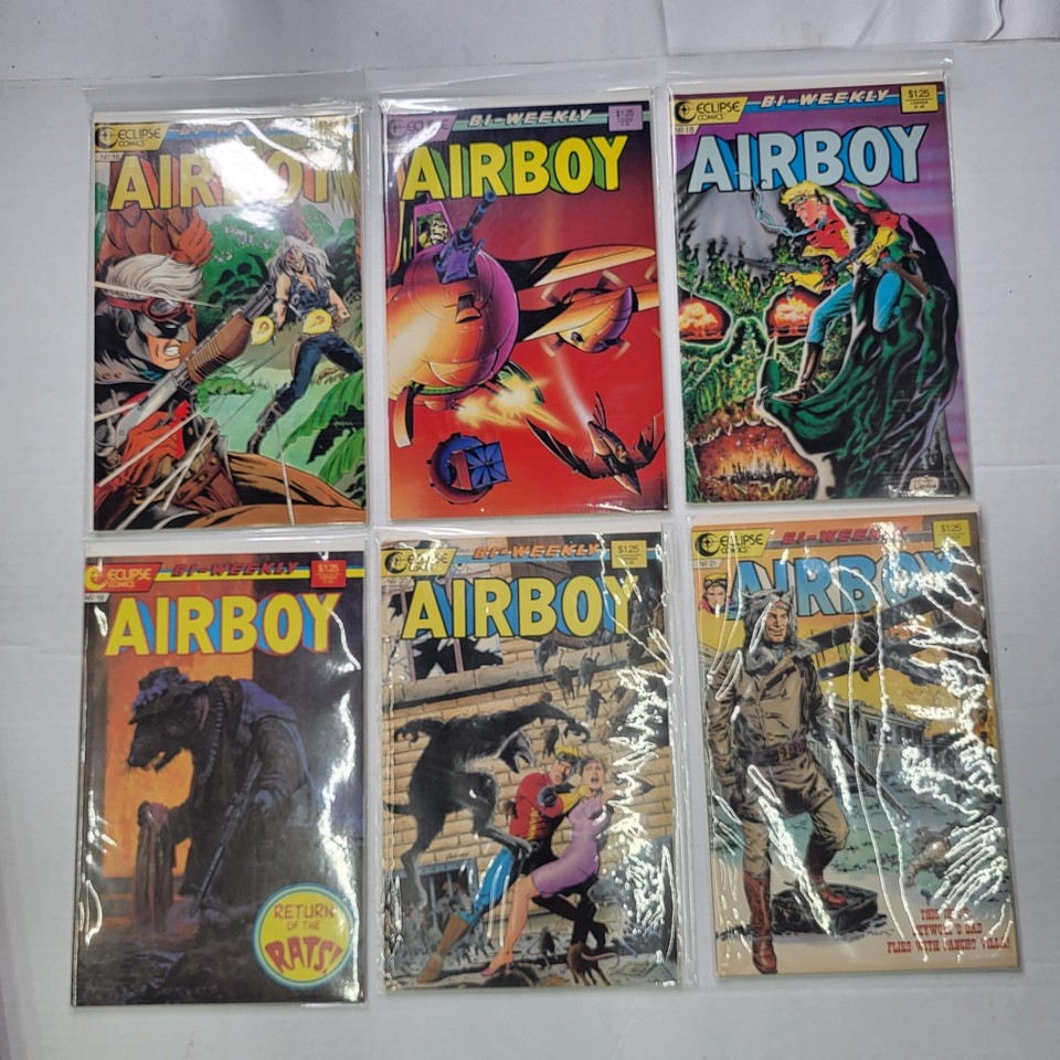 Eclipse Comics Airboy Comic Lot 32 Books Vf Condition | eBay