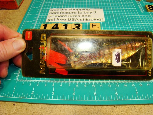 V1413 F MATZUO SEA SPIT AND SPUTTER NEW IN BOX NIB NEW ON CARD FISHING ...