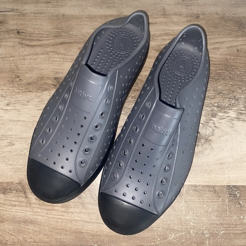 Sneakers NATIVE Brand Jefferson Shoes Grey Womens Size 8 US Mens Size 6 ...