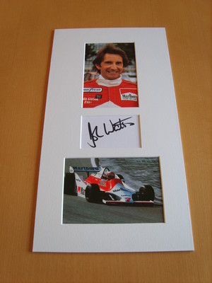 John Watson F1 Genuine Signed Authentic Autograph - UACC / AFTAL | eBay.de
