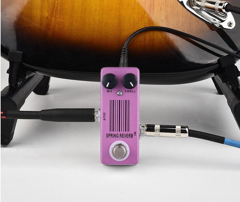 Mosky Spring Reverb Mini Single Guitar Effect Pedal Spring Reverb Sound ...