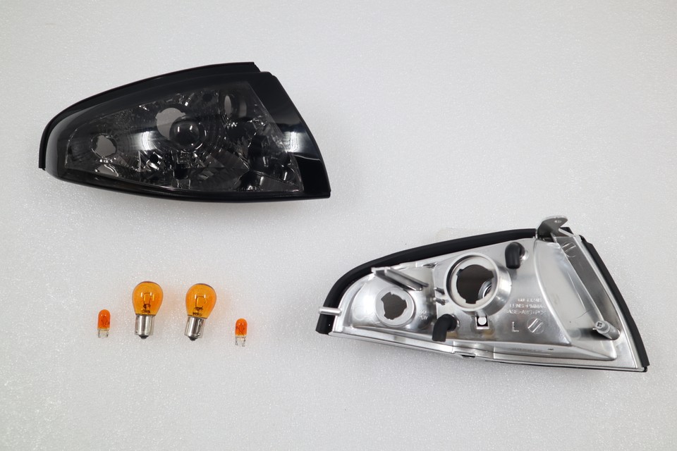 Smoked Crystal Front Corner Signal Lights Fit NISSAN SKYLINE R32 GTR ...
