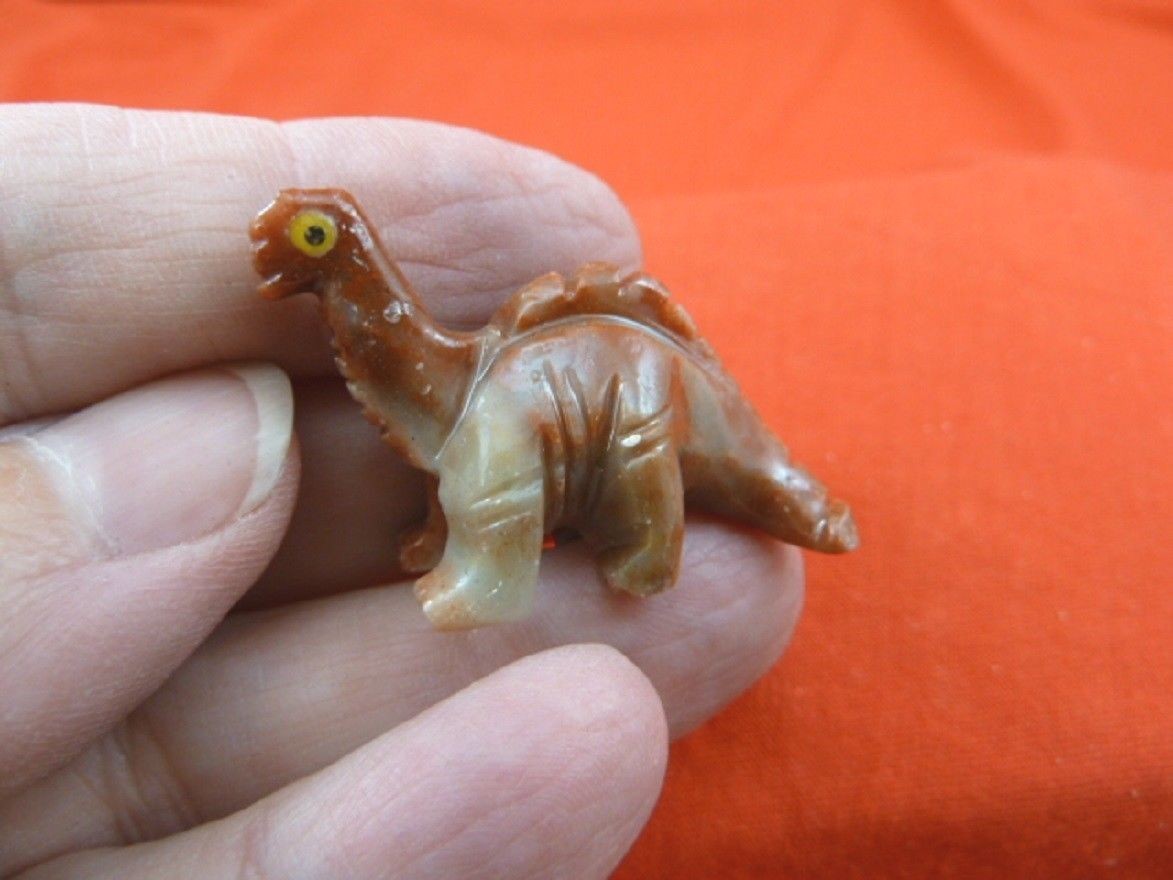 y-din-od-11) ODONTOSAURUS dinosaur carving SOAPSTONE gem FIGURINE I ...