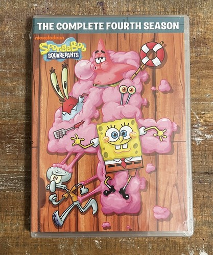 Spongebob Squarepants Complete Fourth Season, DVD Set, 4 Discs ...