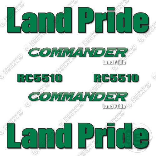 Fits Land Pride RC5510 Decal Kit Rotary Cutter - 7 YEAR 3M OUTDOOR ...