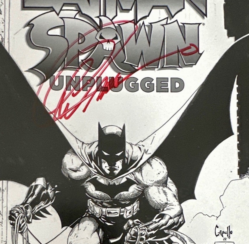 BATMAN SPAWN #1 UNPLUGGED CAPULLO COVER SIGNED BY GREG CAPULLO W/COA | eBay