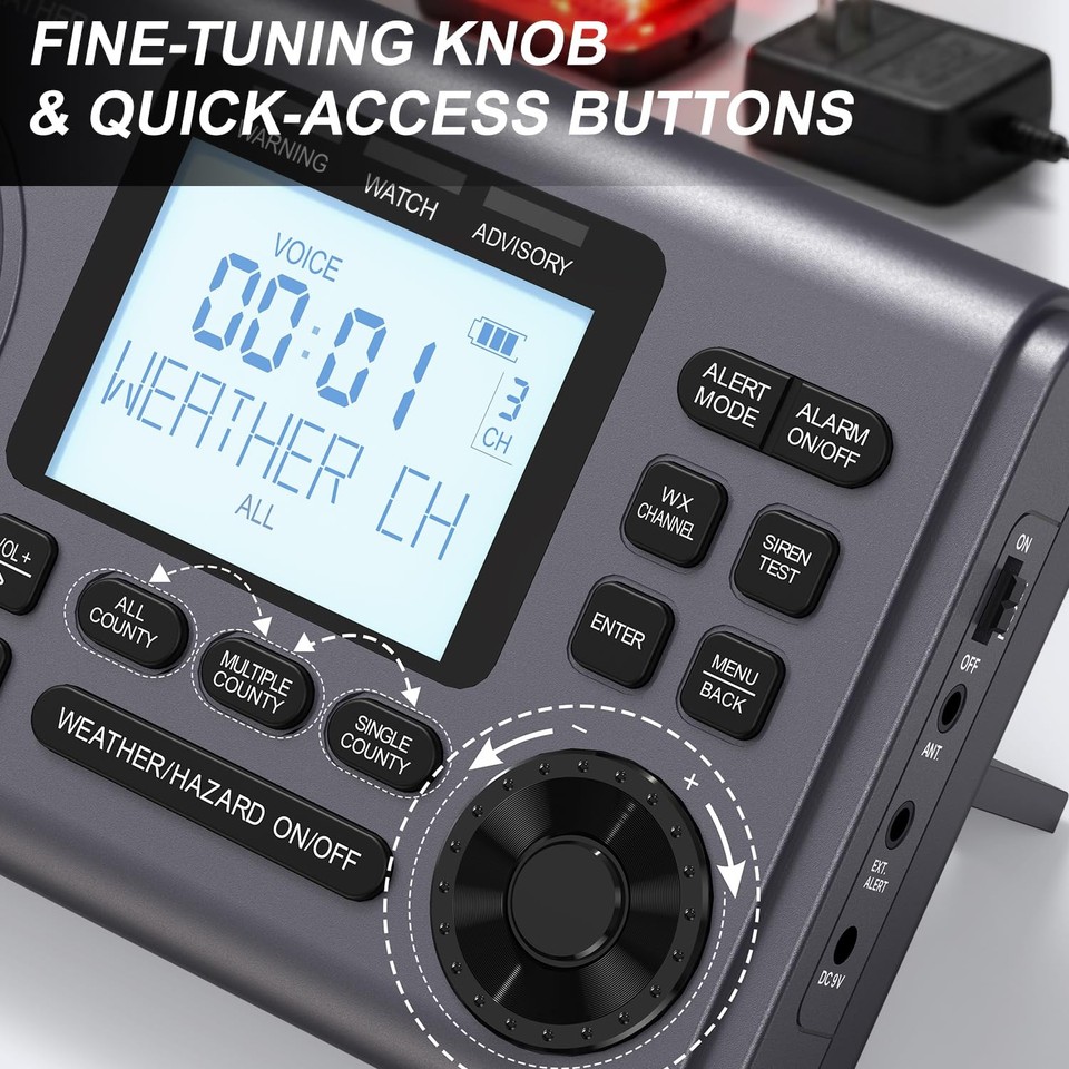 RunningSnail NOAA Weather Alert Radio - S.A.M.E Localized Programming ...