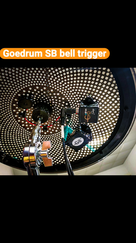 Goedrum SB Bell Trigger for DIY Electronic Ride Cymbal (For Second Ride ...