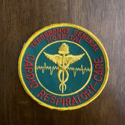Vintage Terrebonne General Hospital Cardio Respiratory Care Caduceus ...