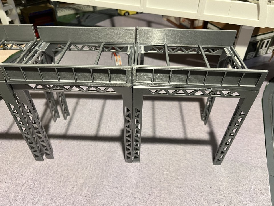 O Scale Girder Bridge Trestle Kit 24" Long by 6" Wide by 6.5" High | eBay